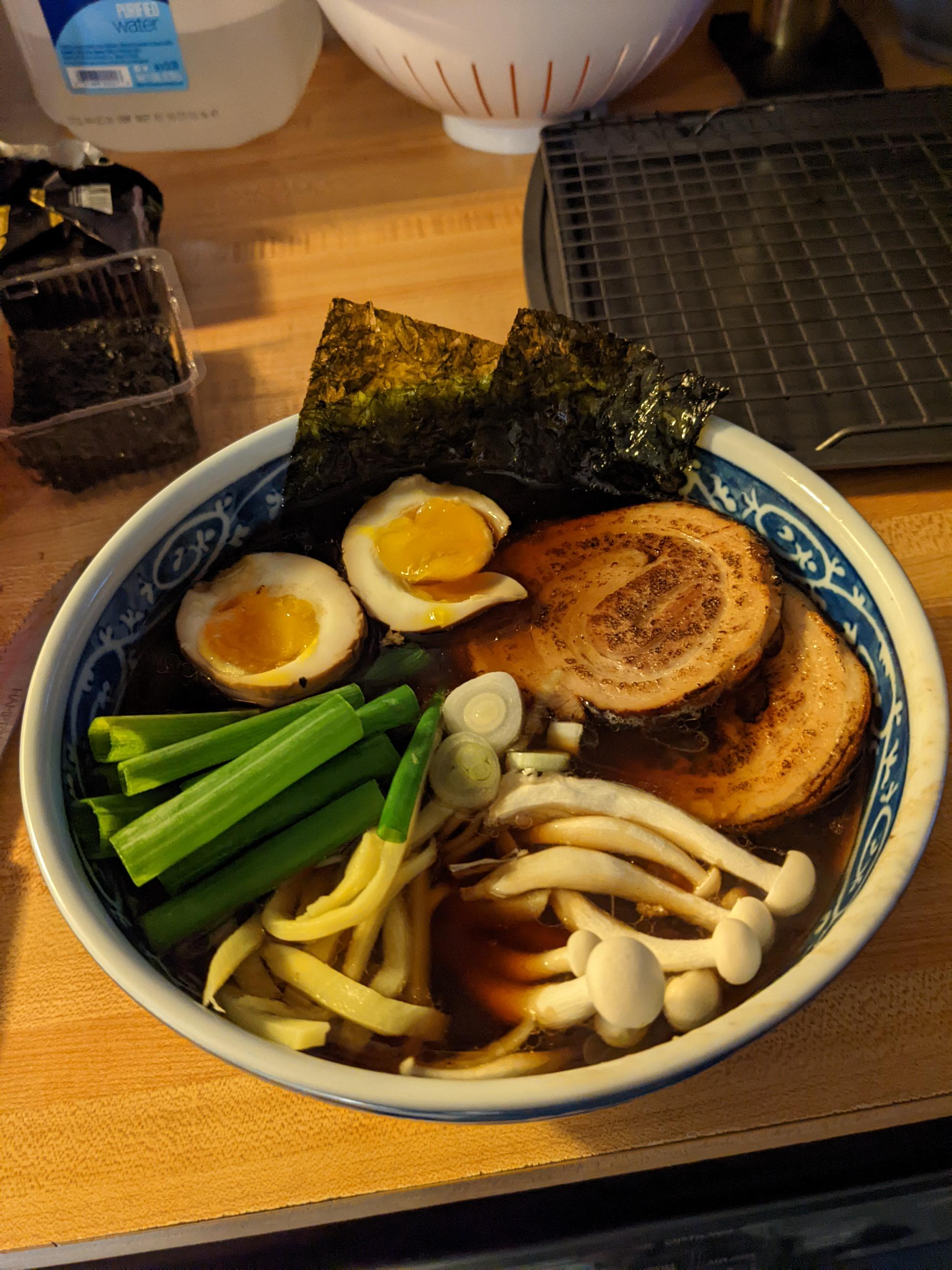 First attempt at ramen from scratch. | Scrolller