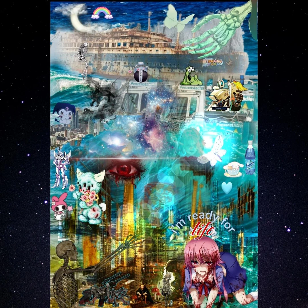 She lives..., by me, digital art, 2023 | Scrolller