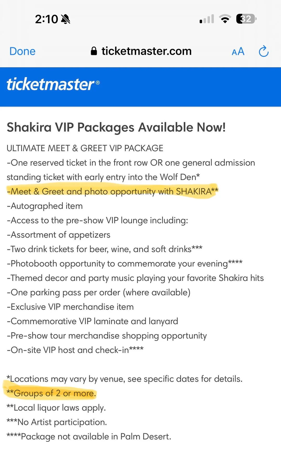 Meet & Greet Package | Scrolller