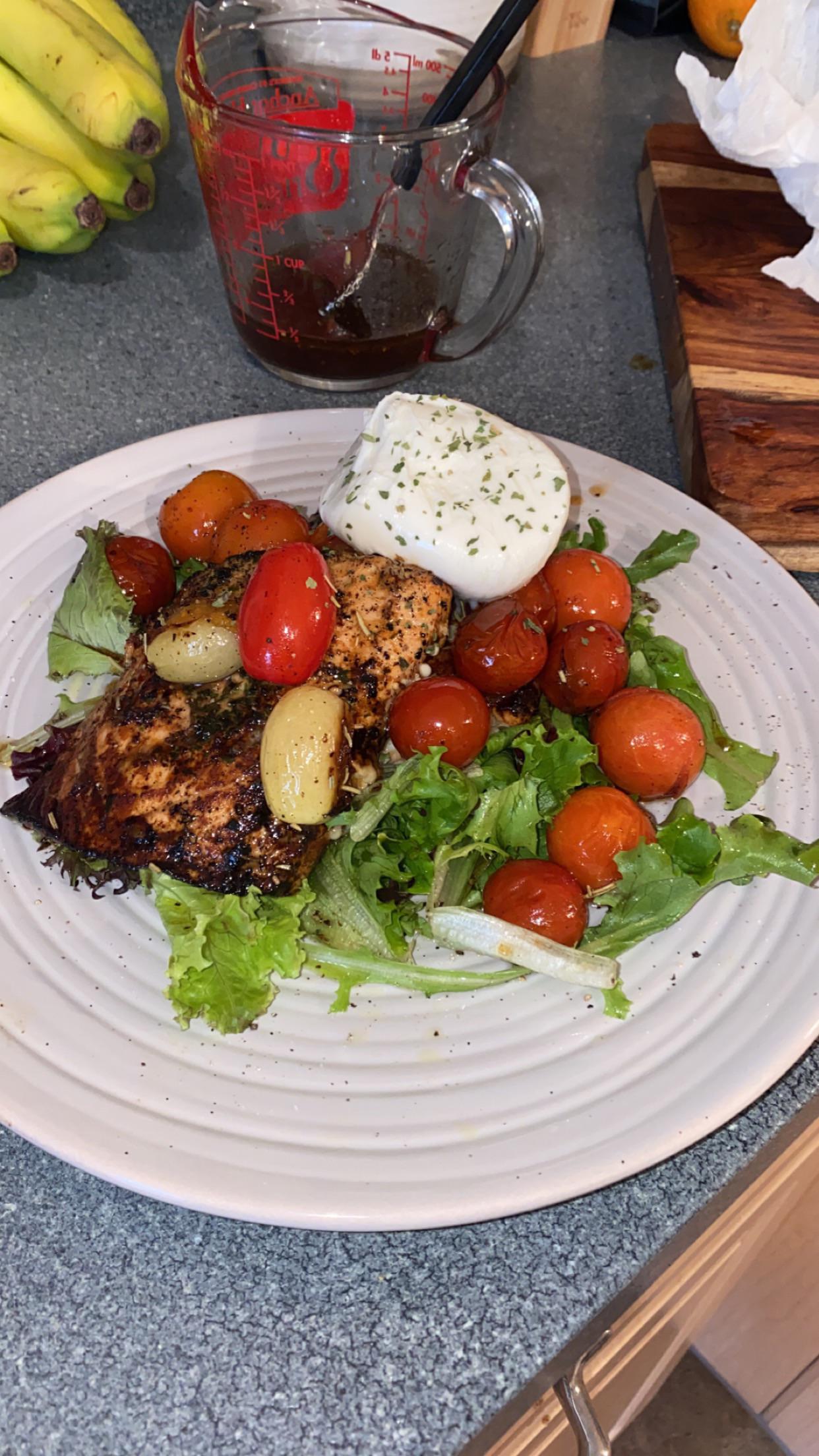 [Homemade] Smoked coconut balsamic salmon | Scrolller