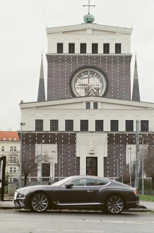 Captured a Bentley on 35mm film in Prague [1024x1544] | Scrolller