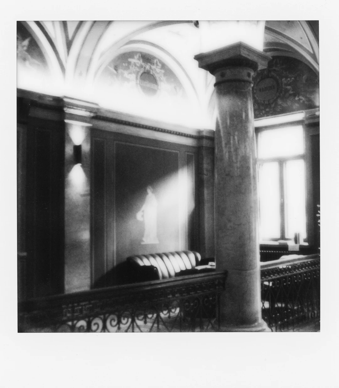 Building interior (converted SX-70) | Scrolller