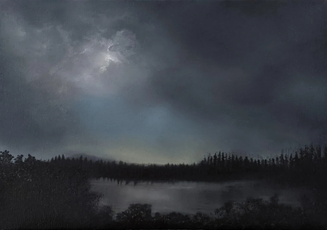 'Vision' By me, Oil on small canvas, 2022 | Scrolller