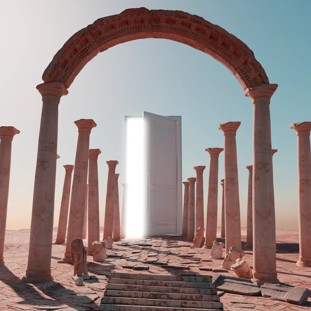 Columns, Me, 3d modeling, 2022 | Scrolller