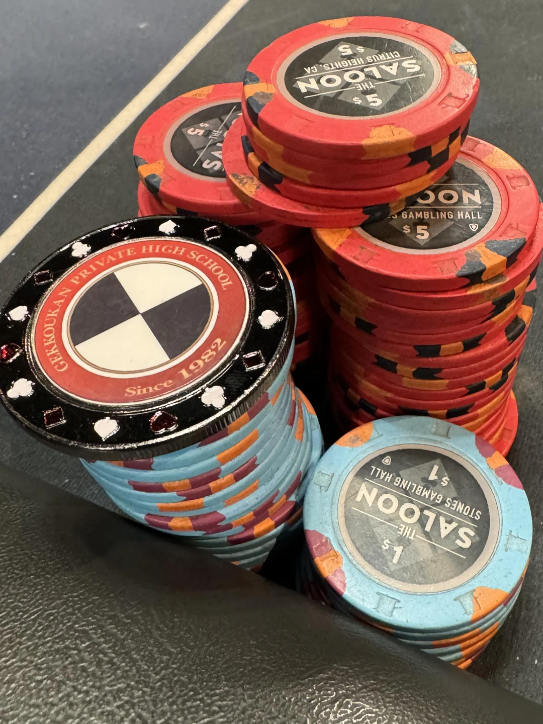 Custom made poker chip/card protector that I got commissioned in Las Vegas | Scrolller