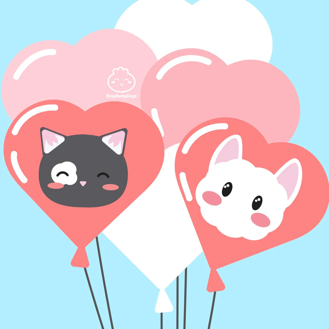 Discover more like AdorableArt: Heart Balloons just for you! I wanted to post this drawing ...