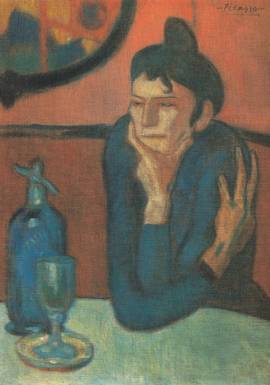 Pablo Picasso - The Absinthe Drinker (1901) | Scrolller