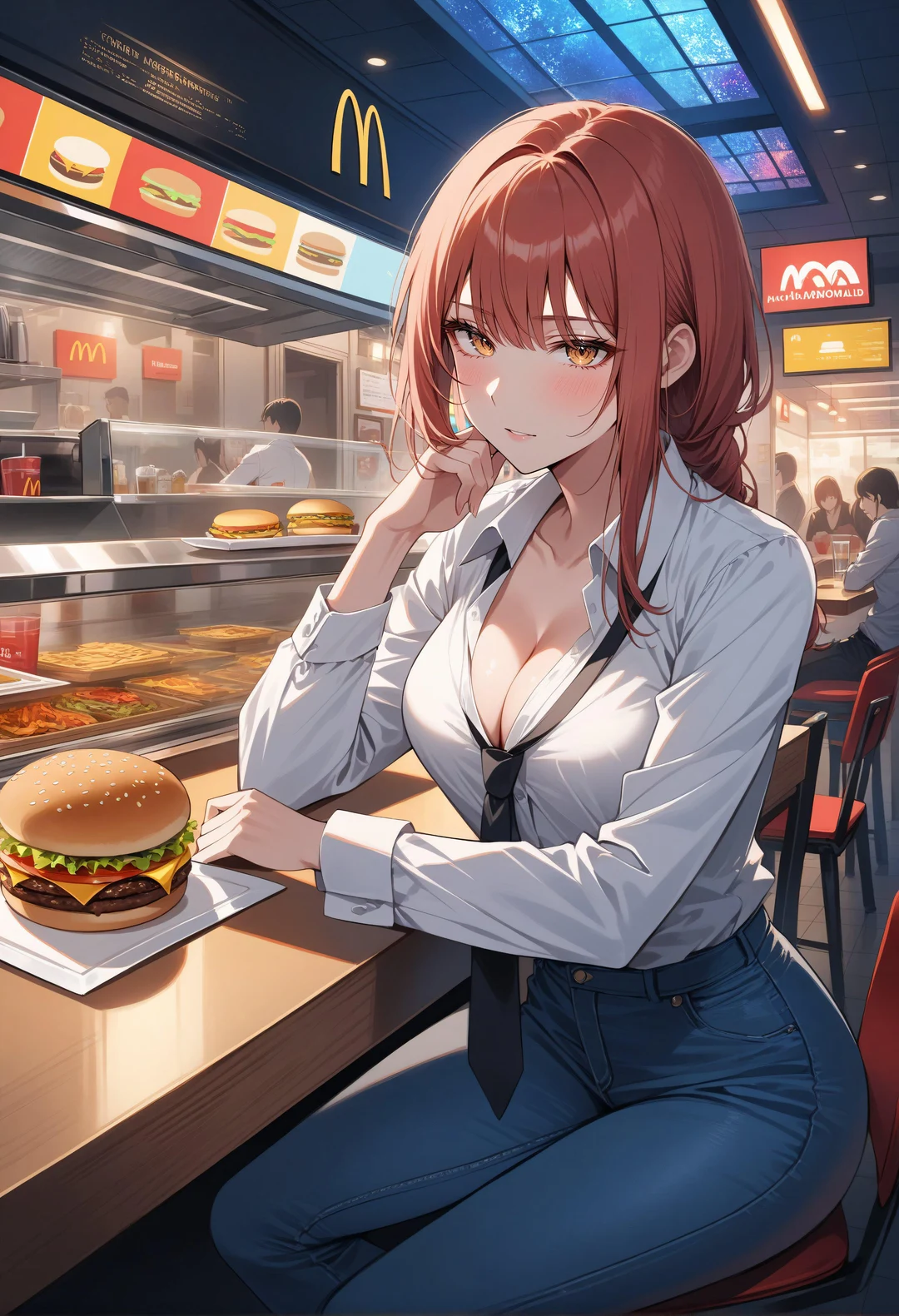 McDonald's with Makima [Chainsaw Man] | Scrolller