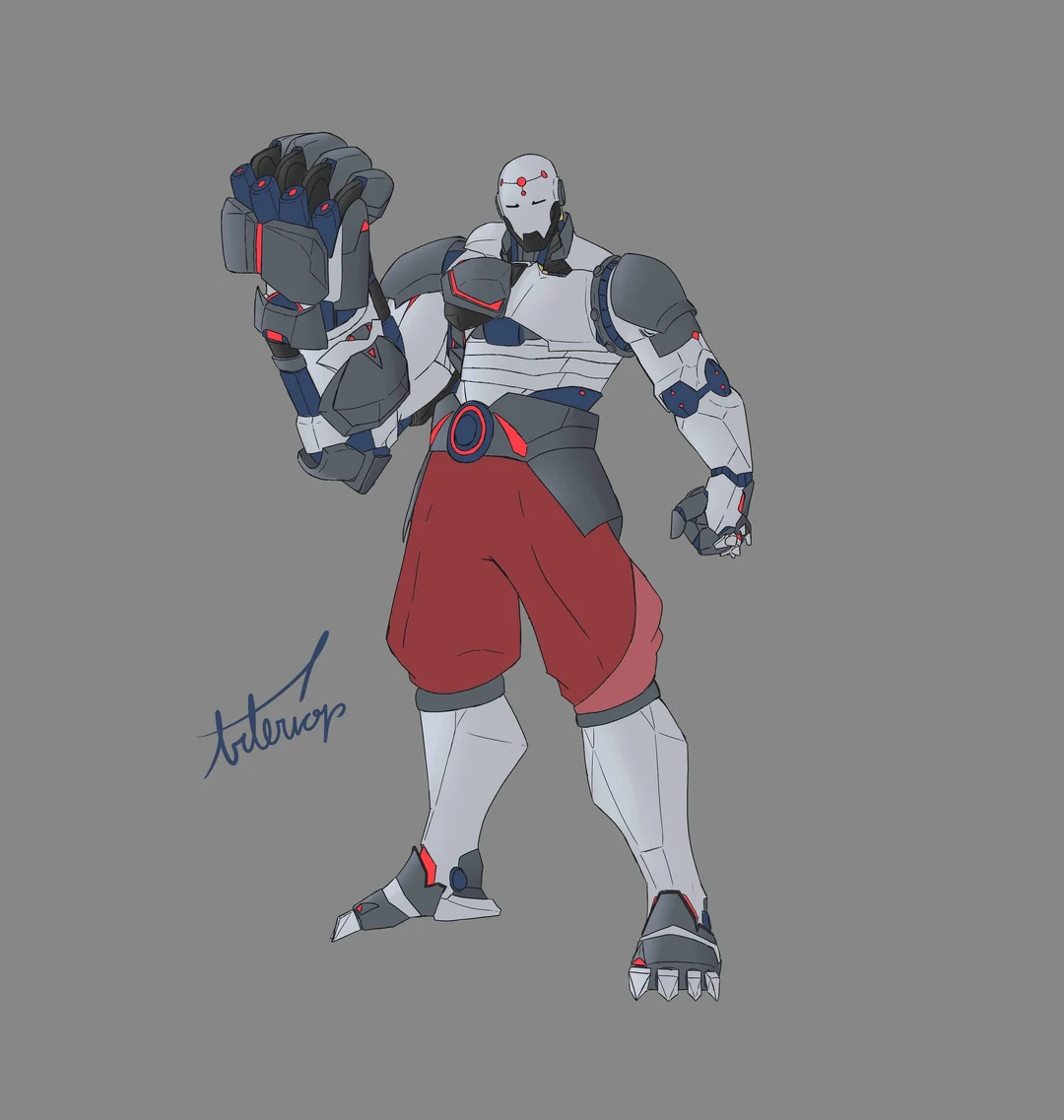 Doomfist Omnic Skin Concept (Original Content) | Scrolller