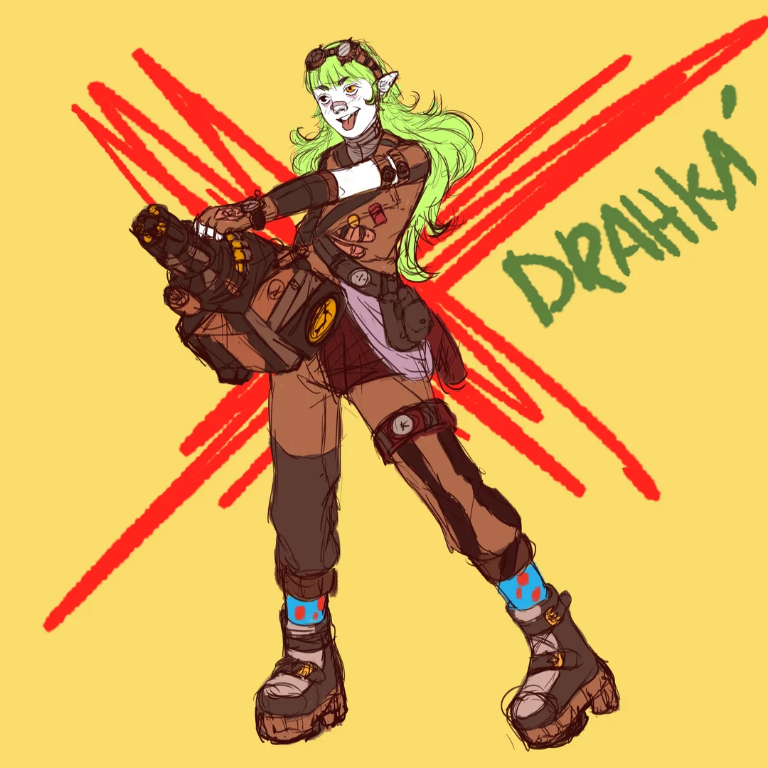 [OC] Oc that i have created for an D&D Rpg with some friends!! what do you guys think about her ...