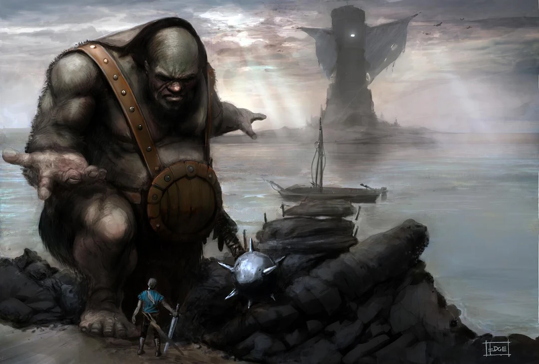 Ogre can't swim by Olaf Eckhardt | Scrolller