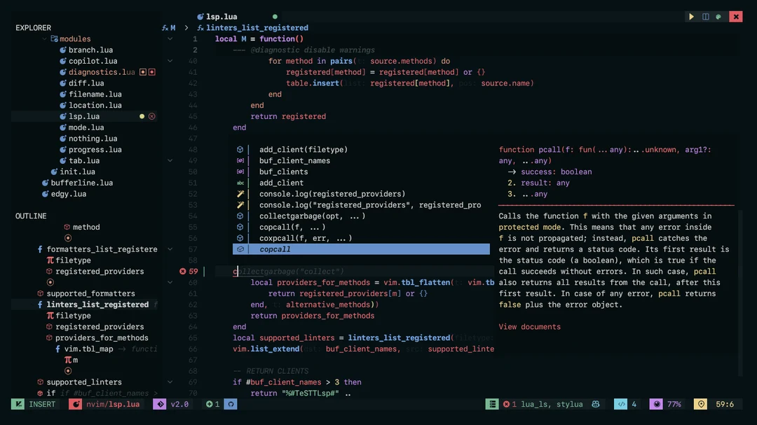 [NeoVim] TeVim update UI | Scrolller