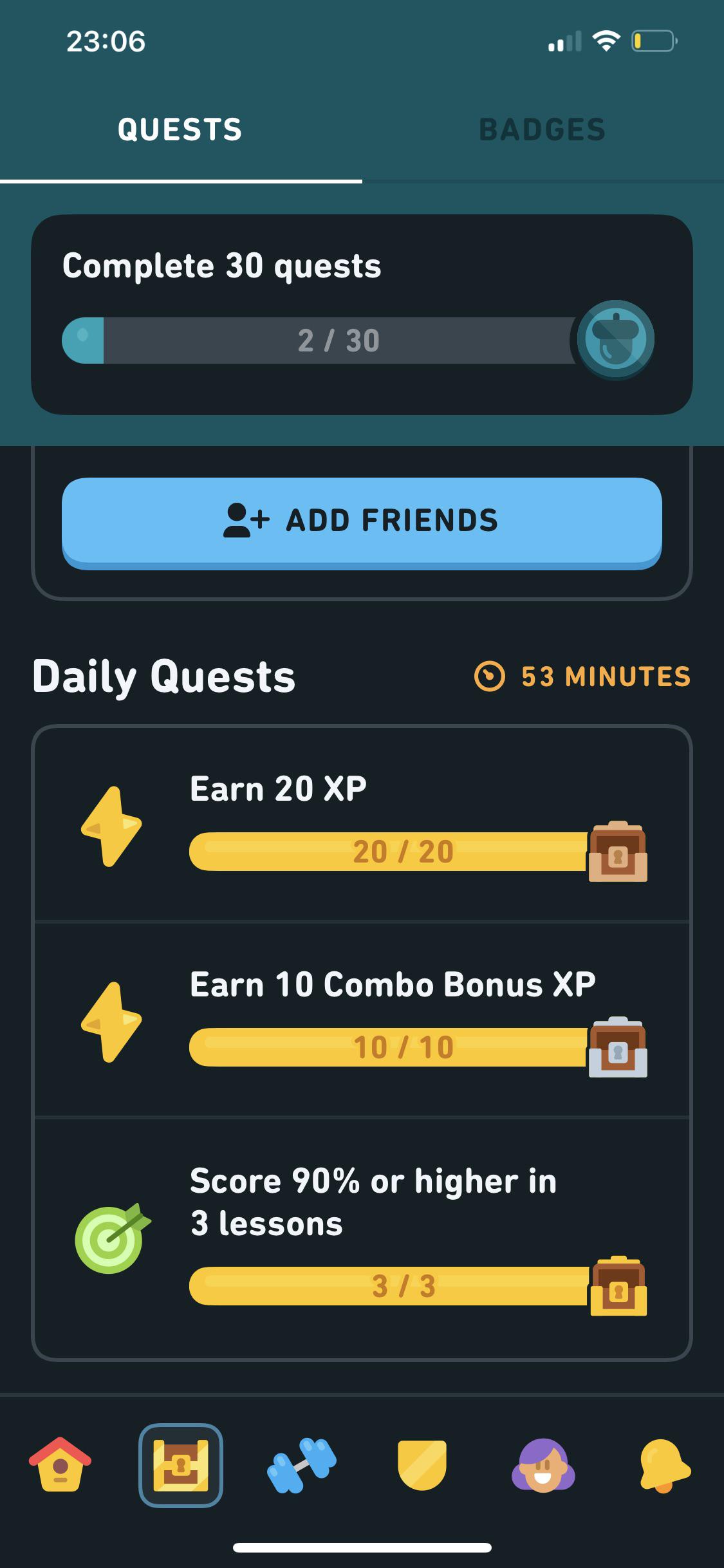 Duolingo not counting quests correctly | Scrolller