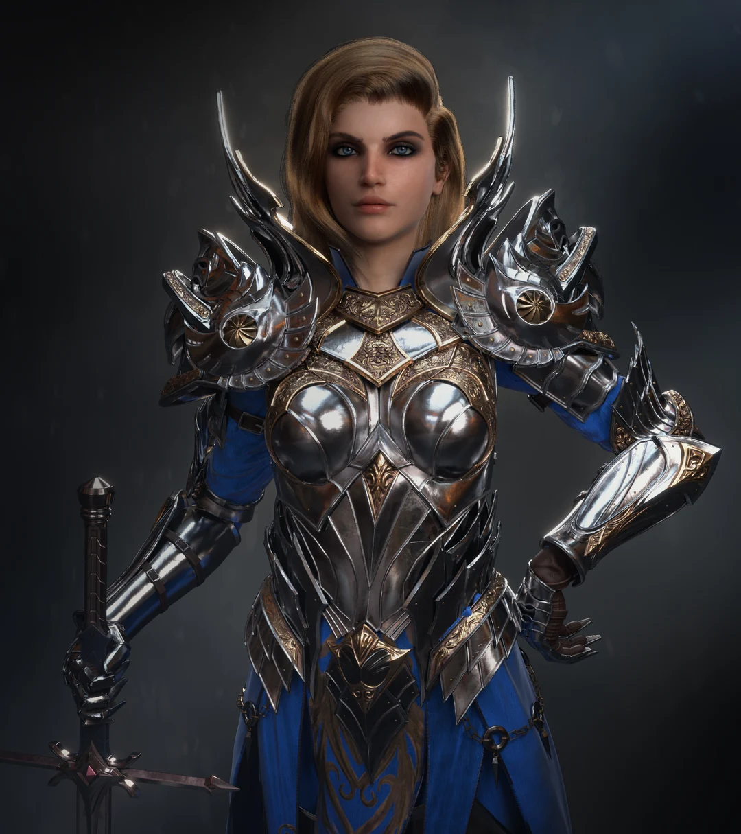 Female Paladin | Scrolller