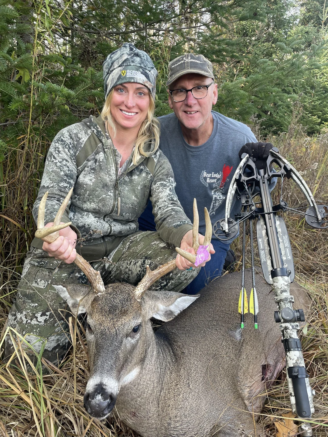 Got my 2nd whitetail on a hunt with my dad , was a glorious time and I’m so thankful for all of ...