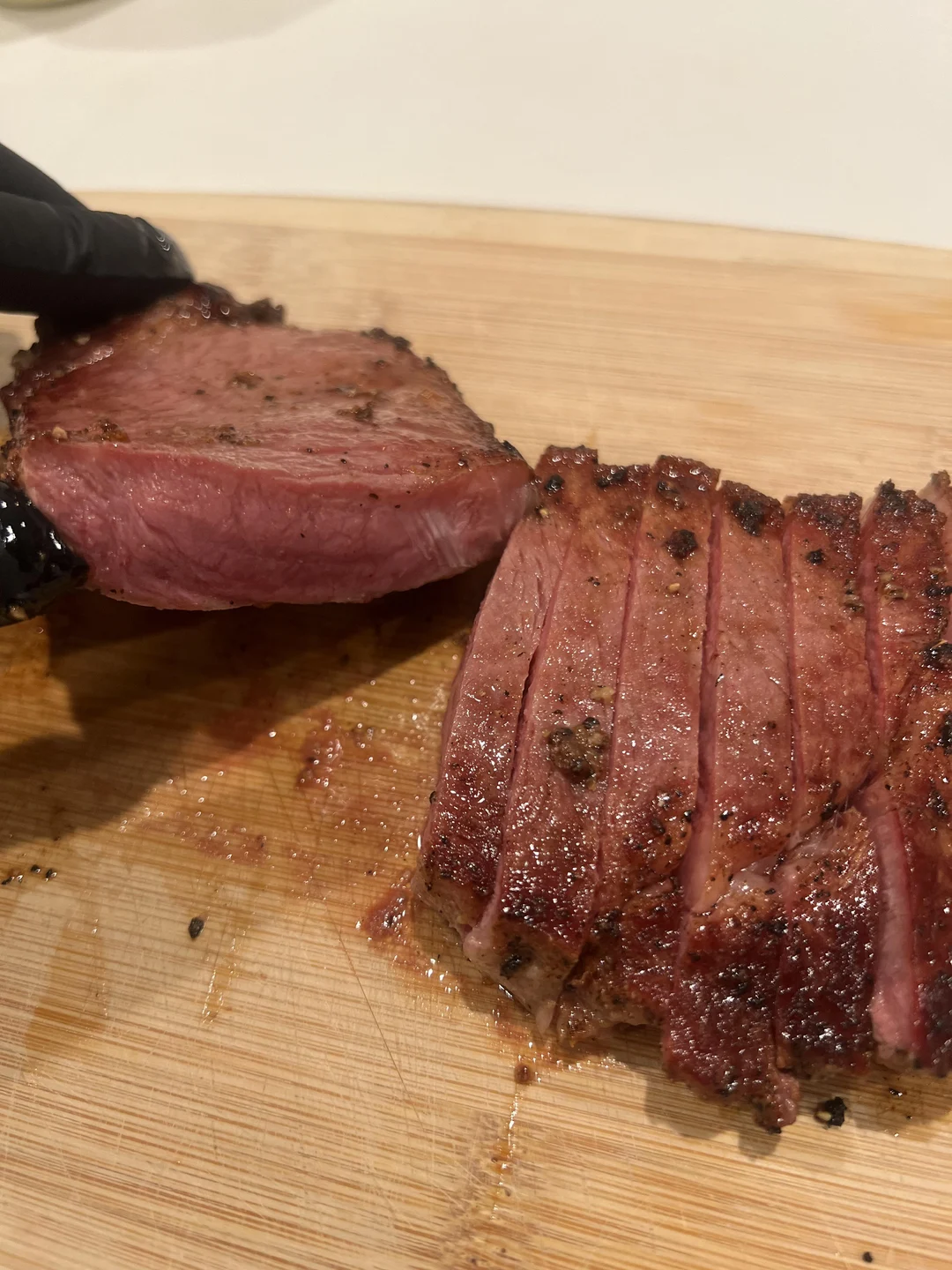 Still working on perfecting steaks, tried a new-to-me method tonight for my NY strip | Scrolller