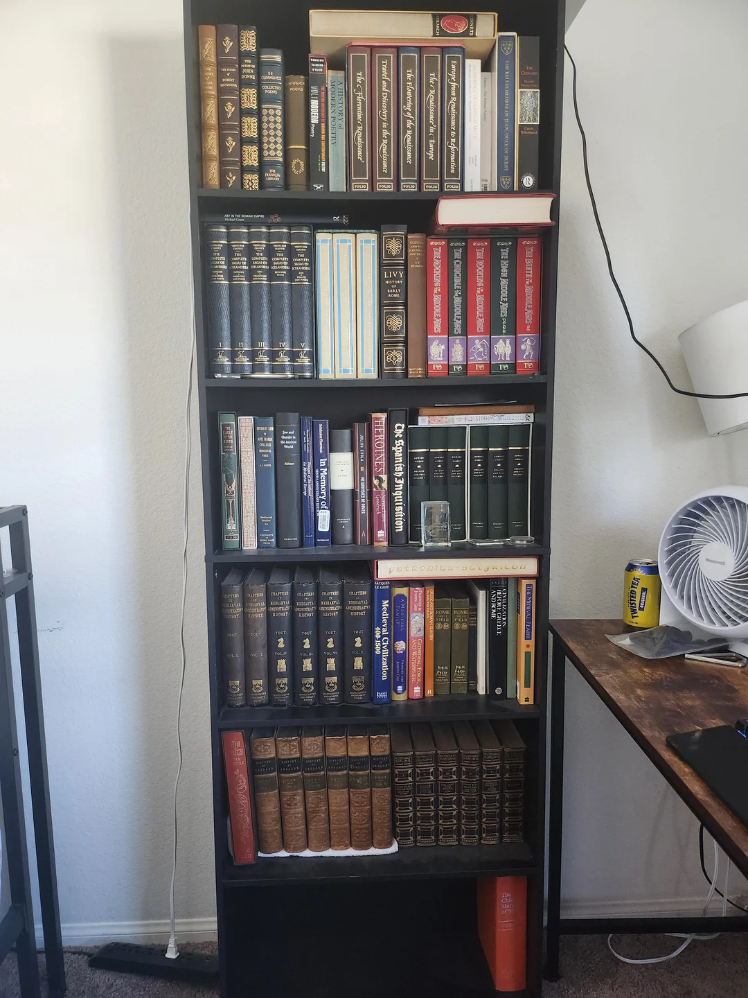 Think I've finally ran out of space (cats rule the bottom shelf) | Scrolller