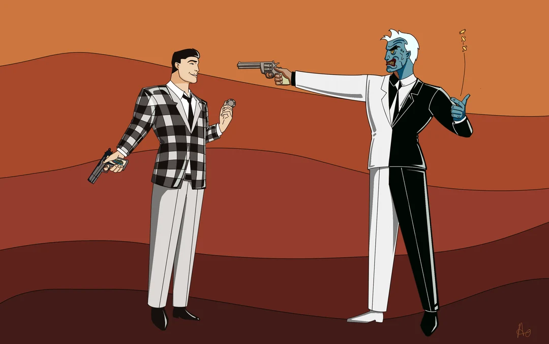 Two Faced vs Two Face (art by ProblemSynth) | Scrolller