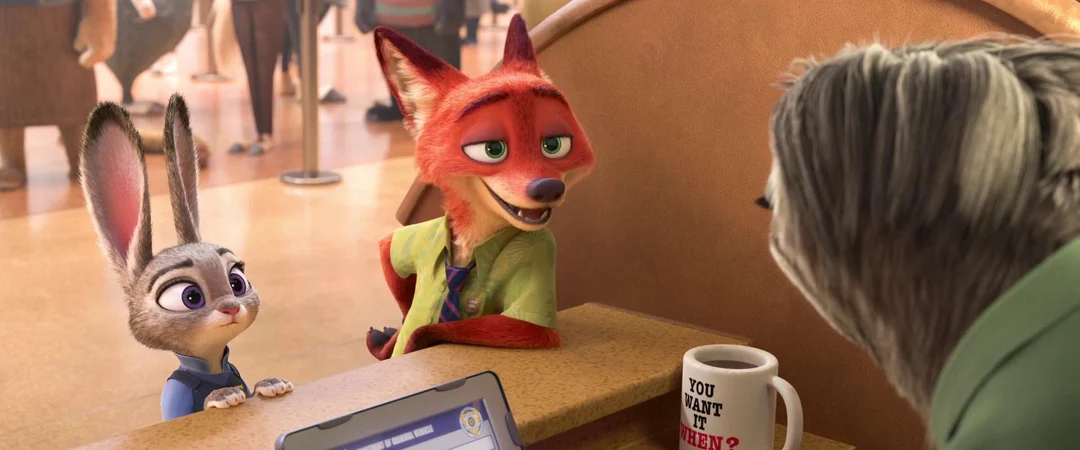 Random frame from Zootopia #1261 | Scrolller