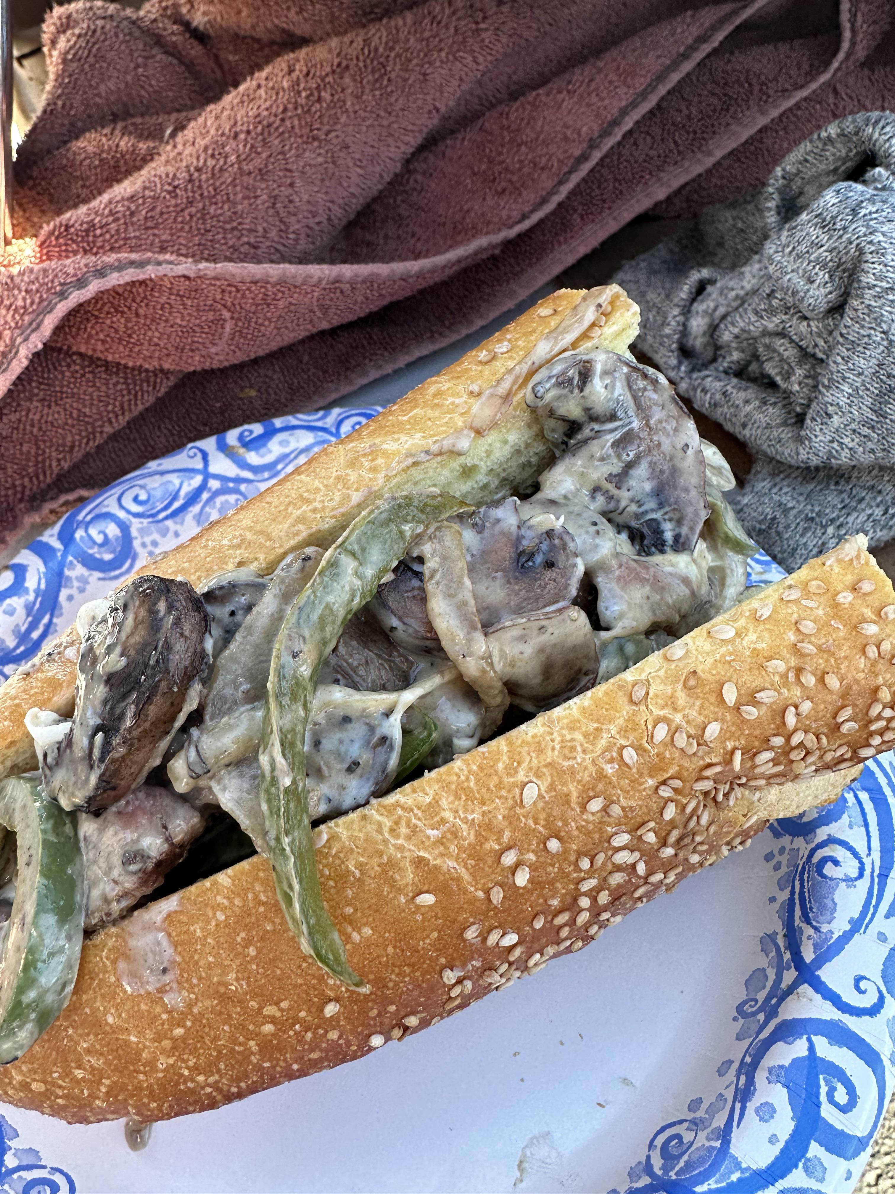 [homemade] tailgate ribeye cheese steak | Scrolller