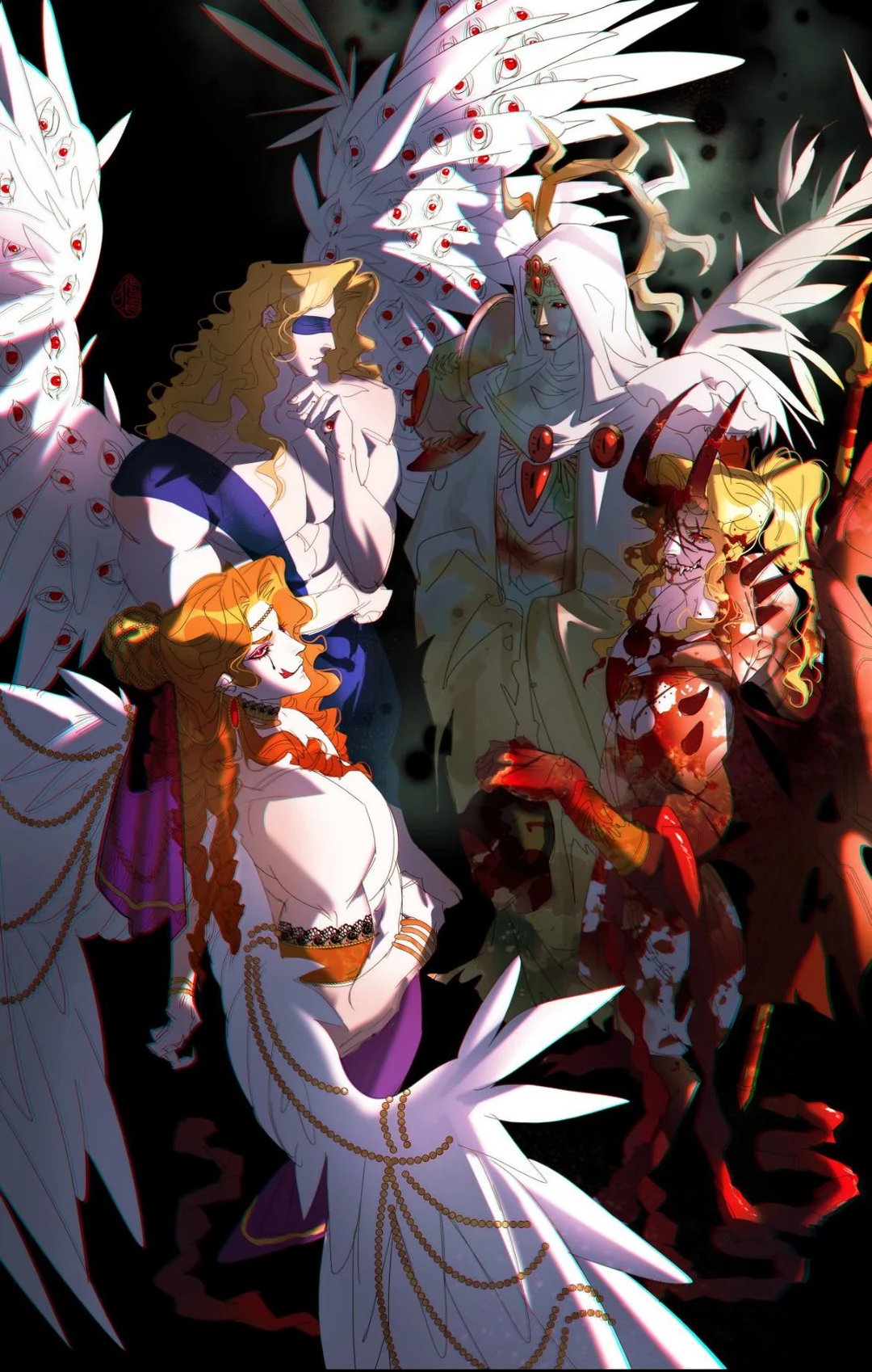 The Four Flavors of Traitor Sanguinius by FlyBird | Scrolller