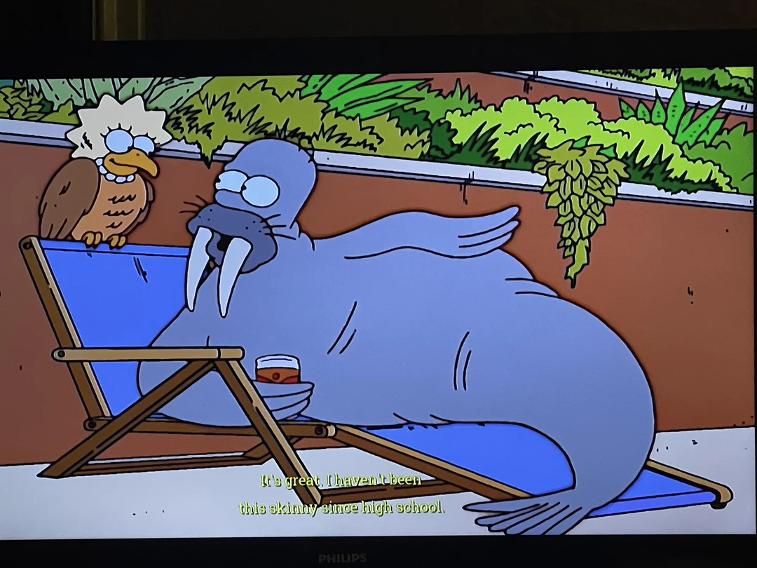 Homer Simpson is a walrus! | Scrolller