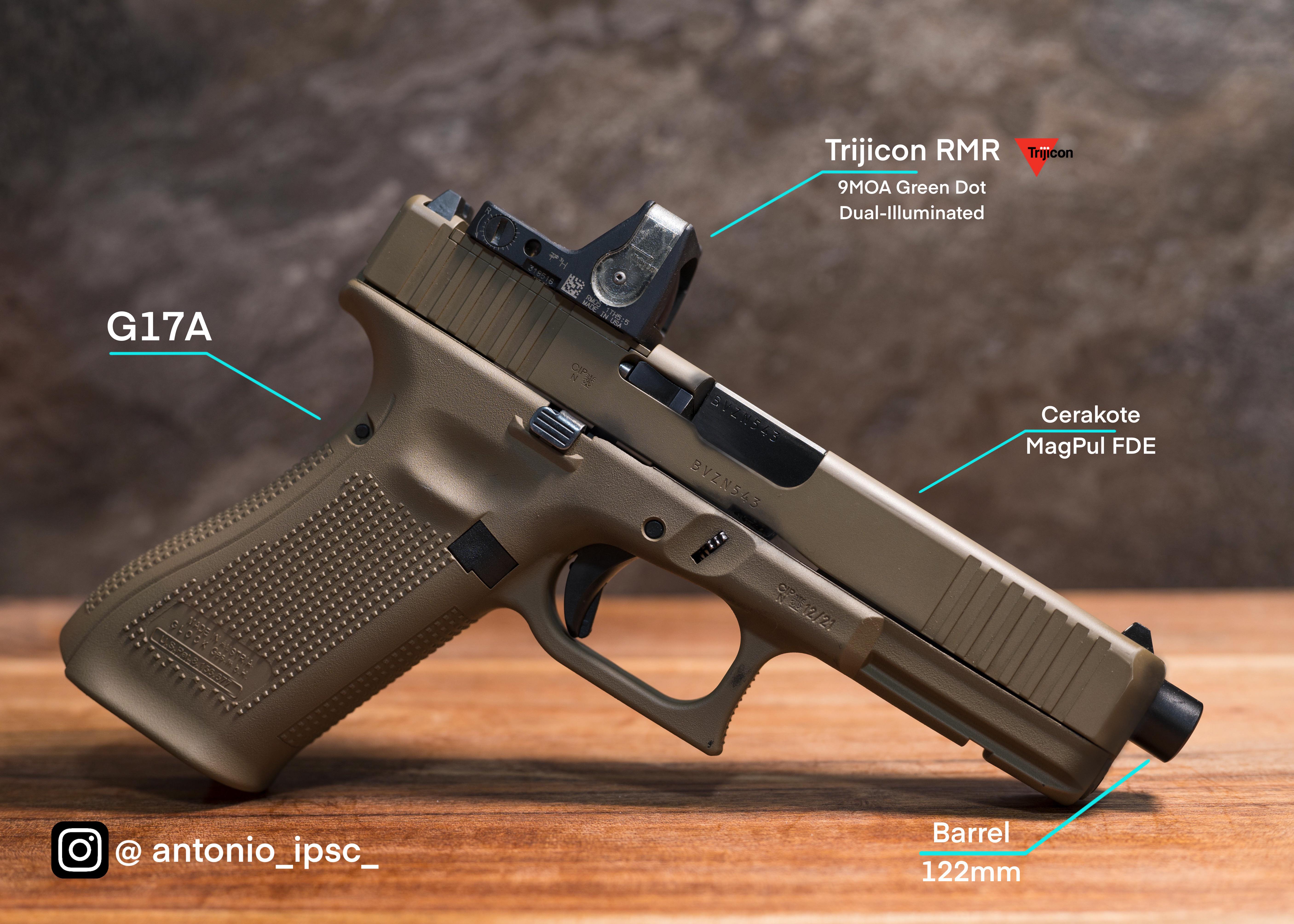 One of my [Glock 17] setups. | Scrolller