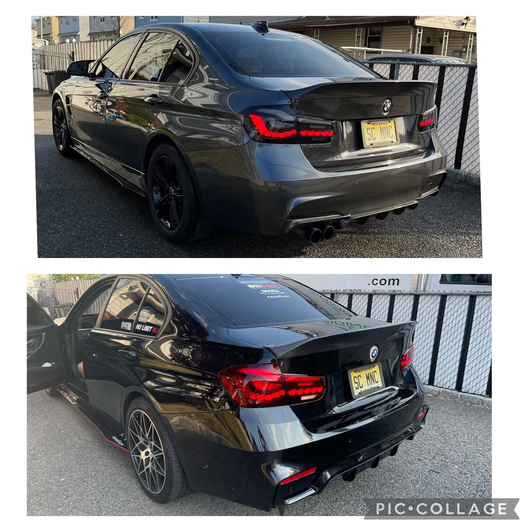 Which setup is nicer? Mineral grey with carbon OR sapphire metallic black with red accents ...