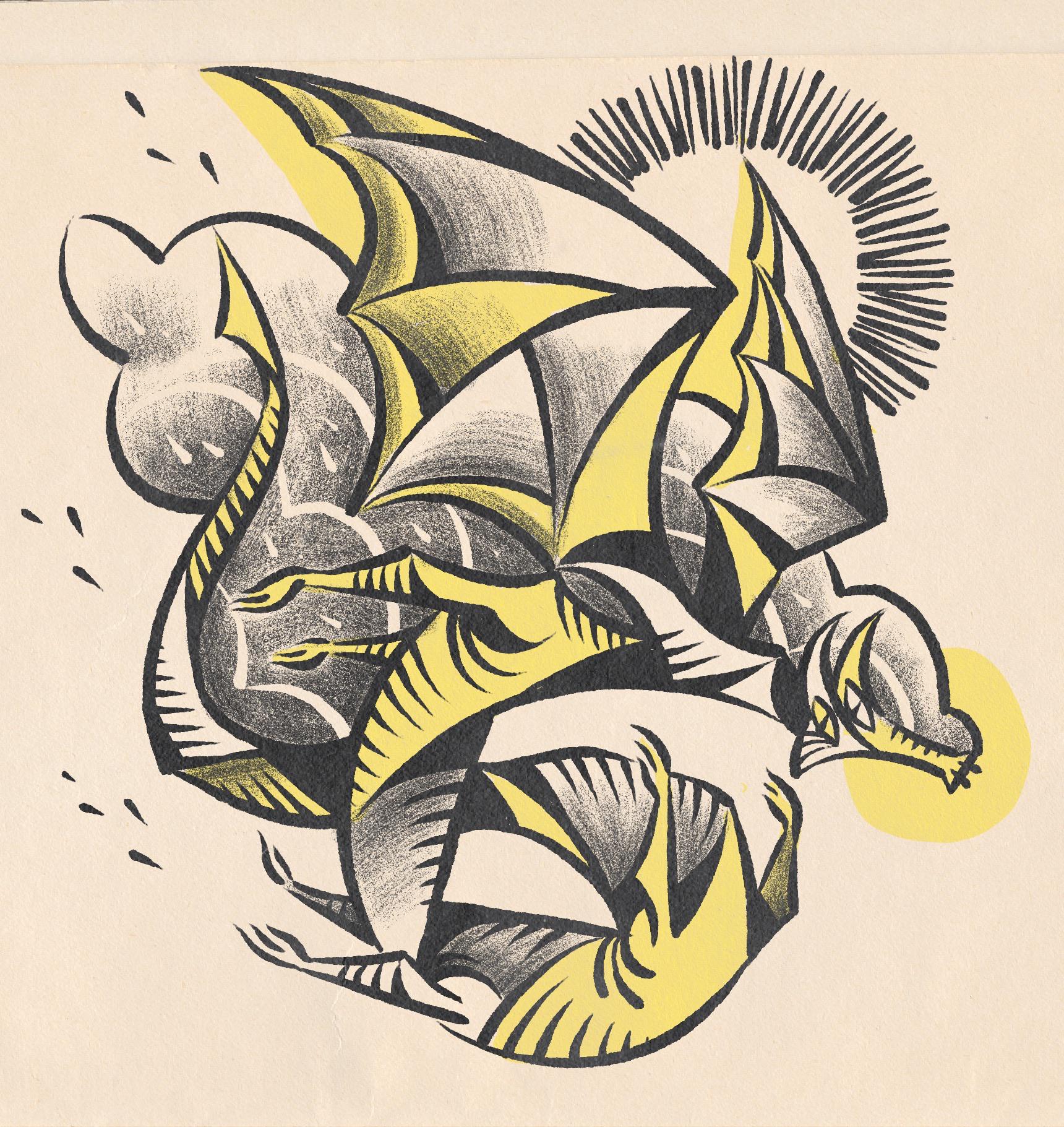 Abstract Dragon, Me, Digital, 2022 | Scrolller