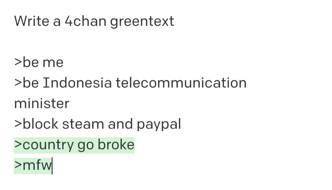 What AInon thinks about our current situation | Scrolller