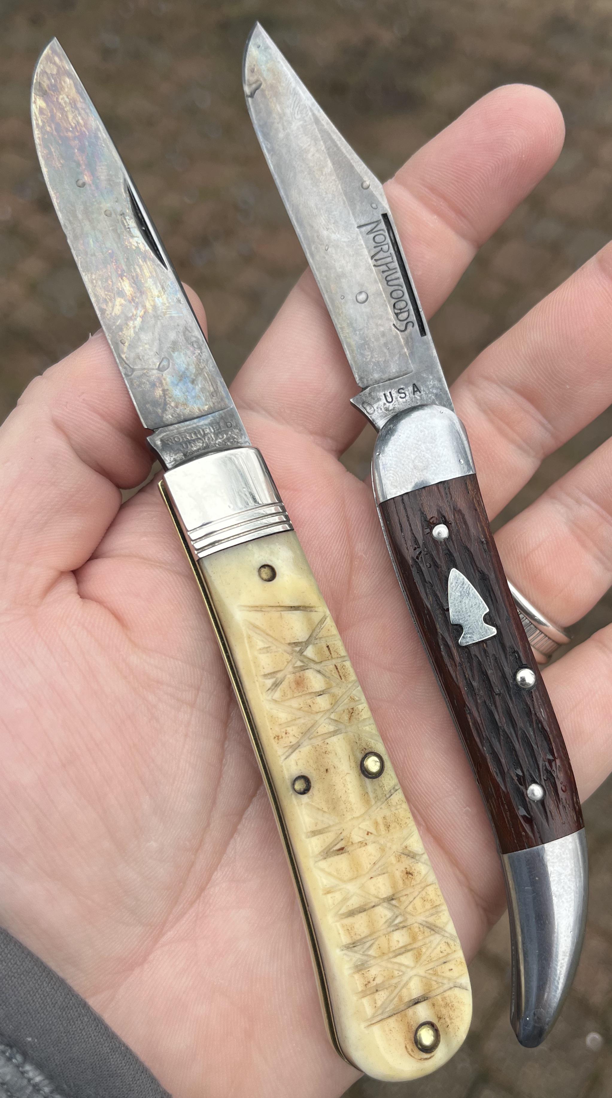 Have been carrying these two for the past two weeks, great new patina on them | Scrolller