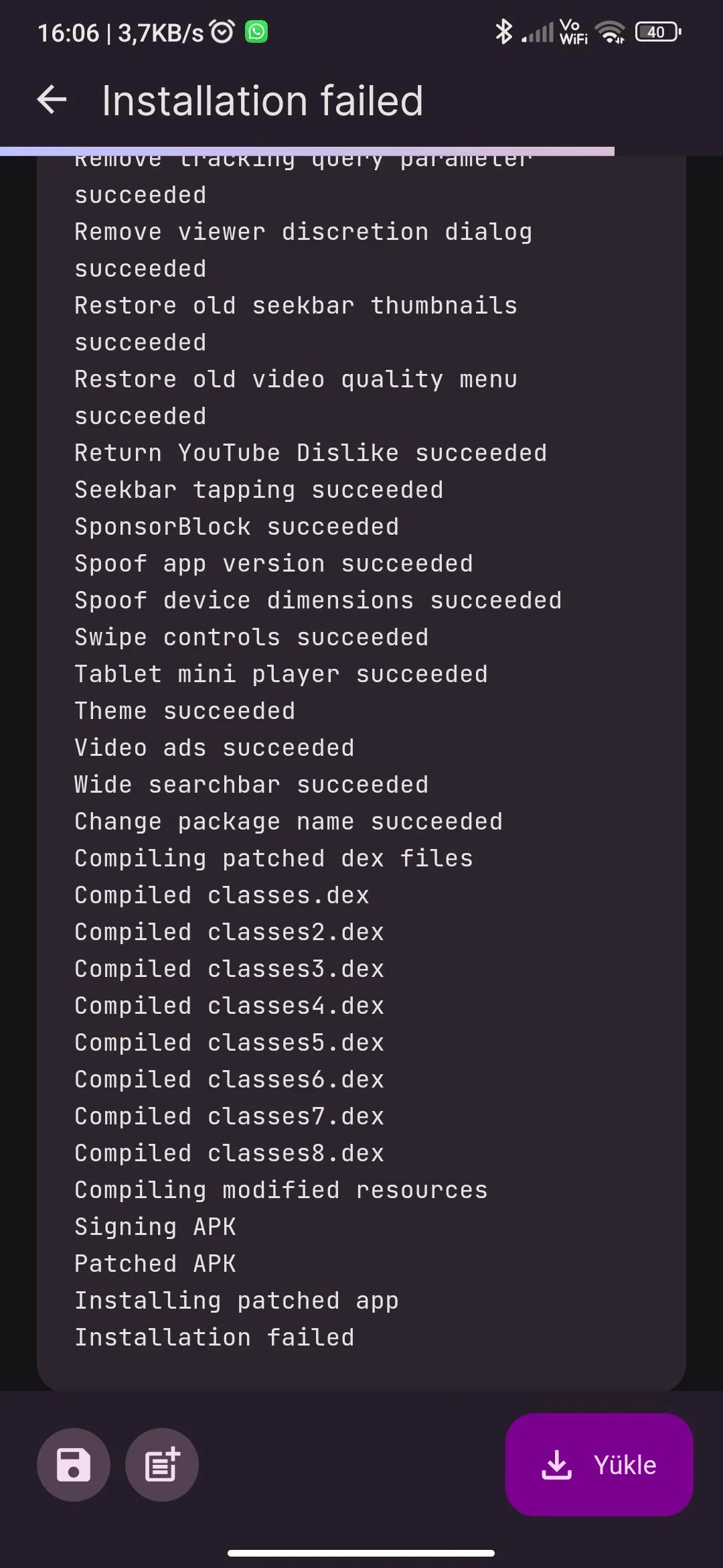 Failed patch | Scrolller