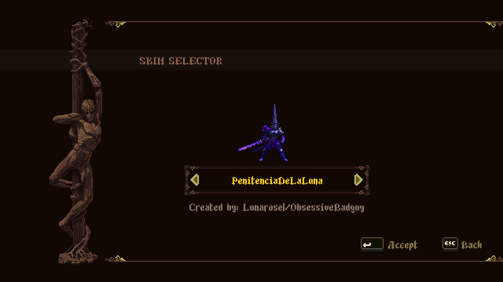 Some custom skins made by myself and gf in Blasphemous PART 2 | Scrolller
