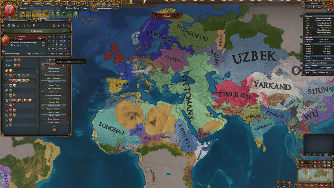 Ottoman AI in 1602, normal difficulty | Scrolller