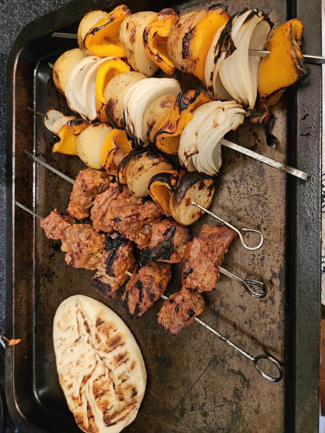 Kabobs and veggies | Scrolller