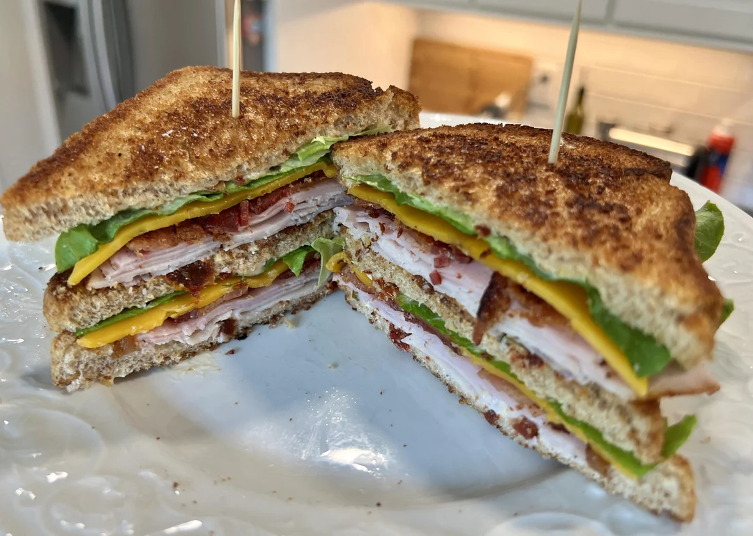 Club with basil and sun-dried tomato Mayo. | Scrolller