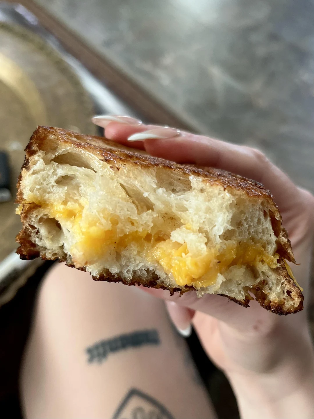 grilled cheese with homemade sourdough | Scrolller