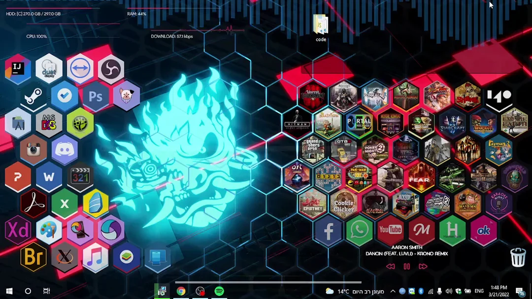 I made some Honey Combs for my old laptop games feel free to download +wallpapers@1366x768 ...