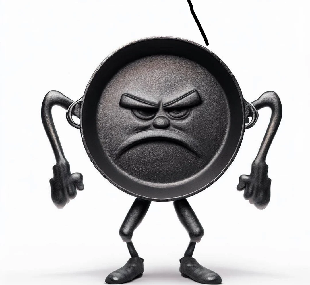 Accidentally put my cast iron pan into the dishwasher - any ideas on how to fix this? | Scrolller