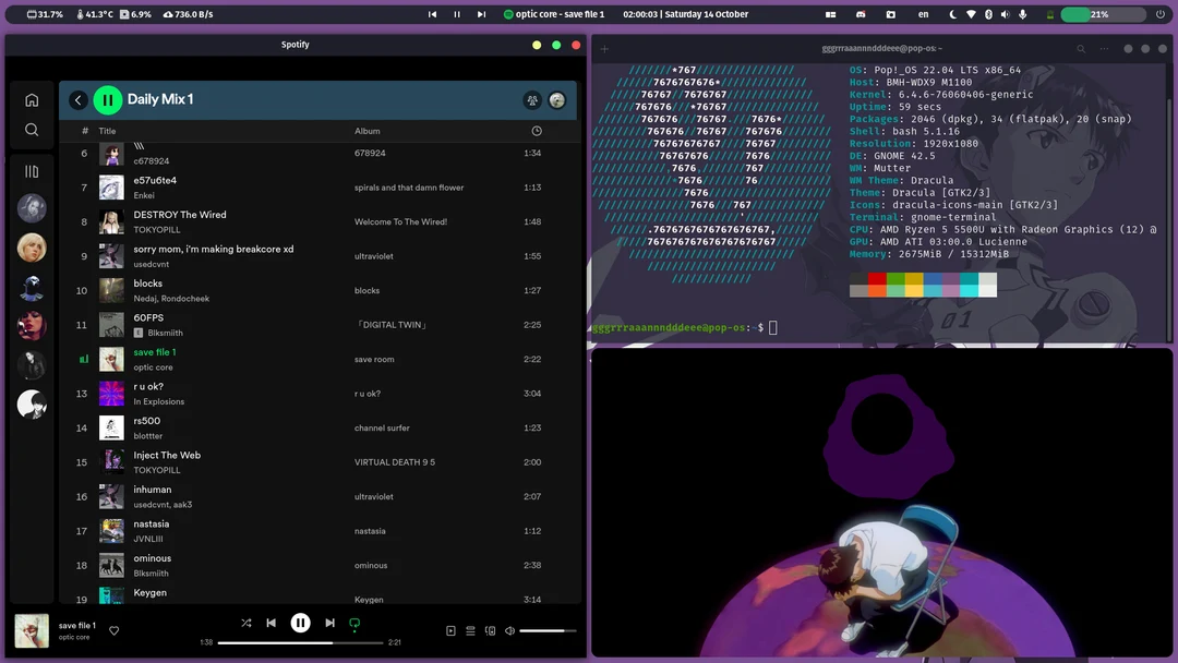 [GNOME] My first customization | Scrolller