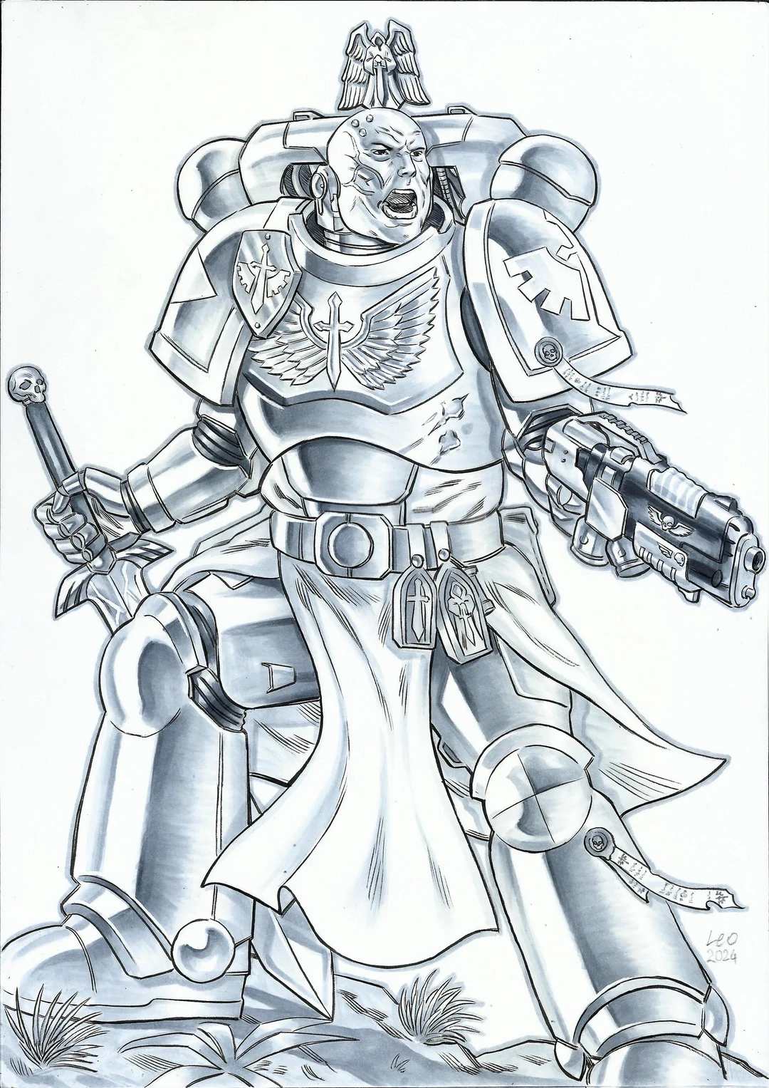 Dark Angels Captain by Me | Scrolller