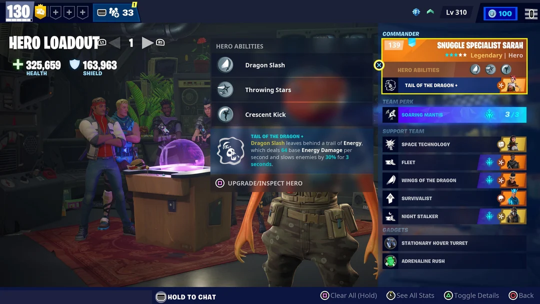 My main hero build (used for mobility+support) | Scrolller