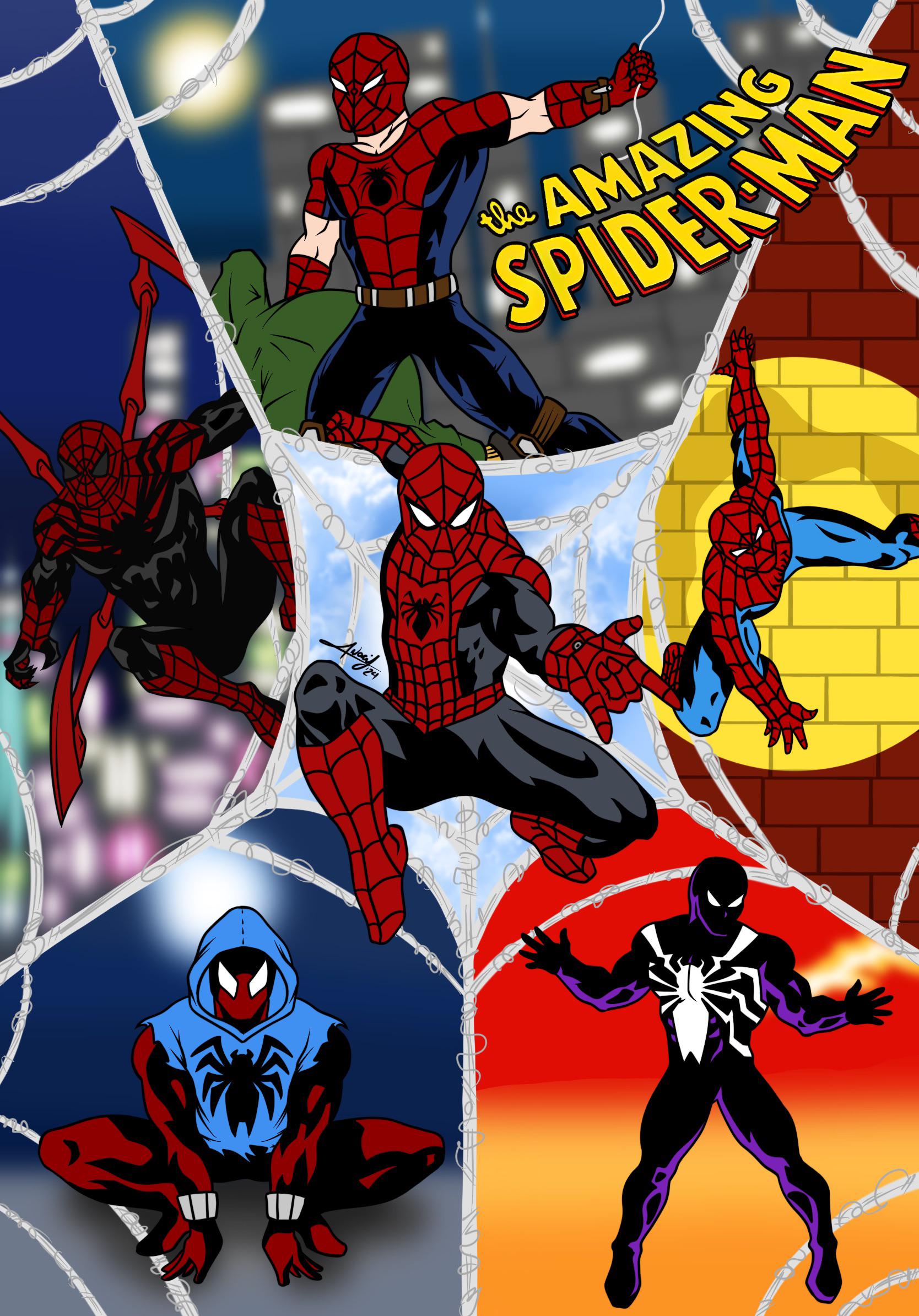 My take on Spidey through the years | Scrolller