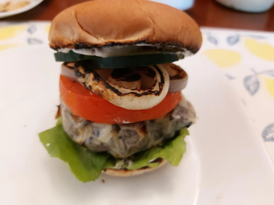 Swiss cheese burger | Scrolller