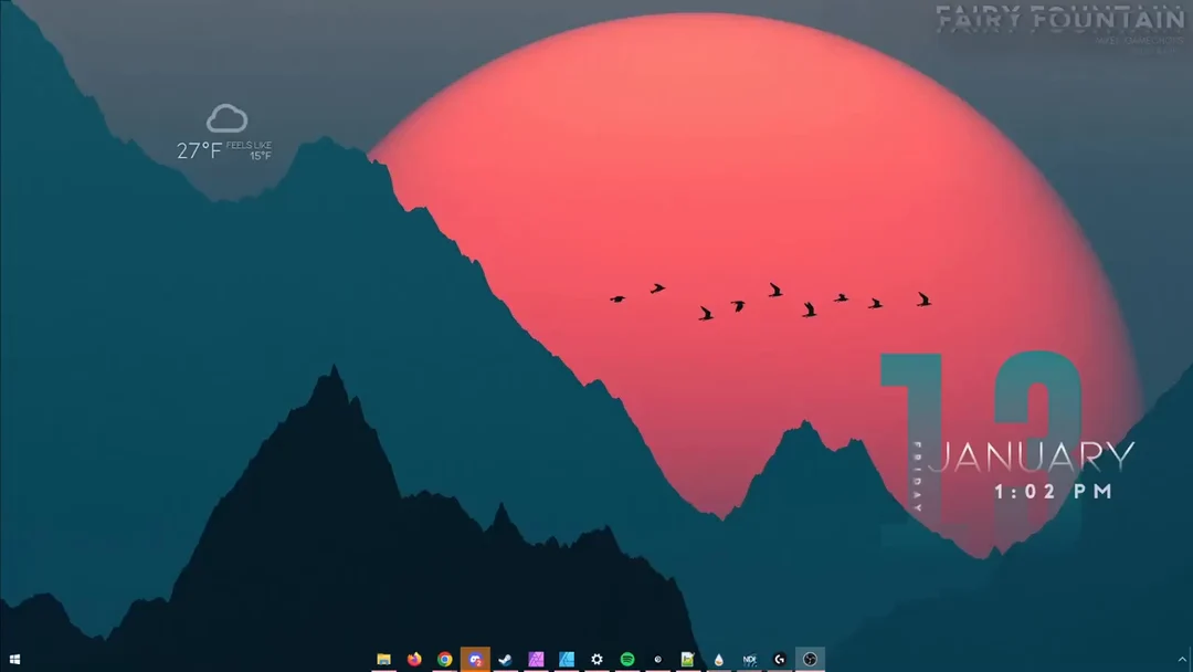 Subtle Full Desktop Audio Visualization | Scrolller