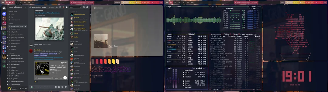 [i3 + polybar] My Garuda Set-Up (first rice) | Scrolller