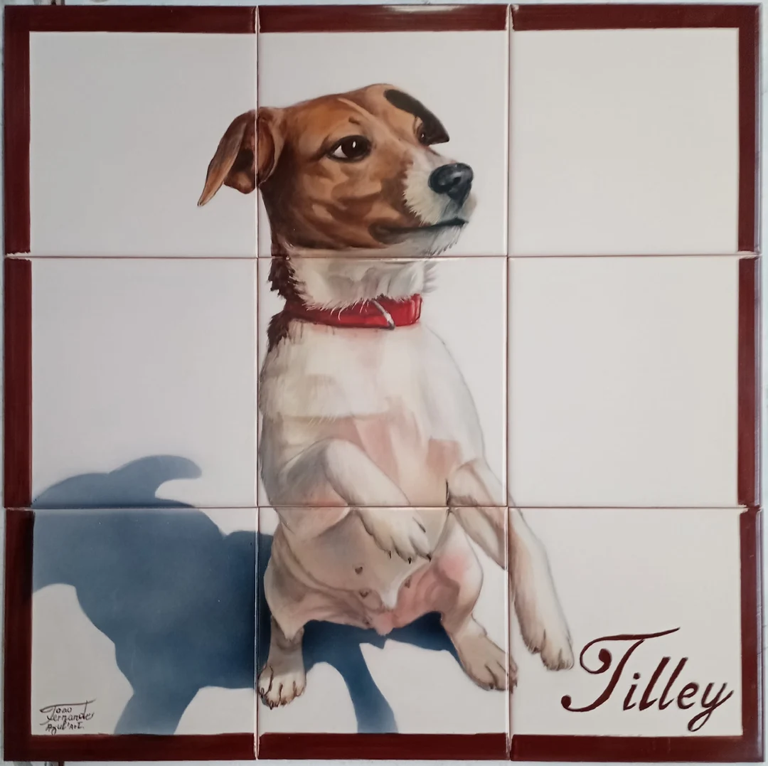 "Tilley", Me, Portuguese ceramic tiles, 2023 | Scrolller