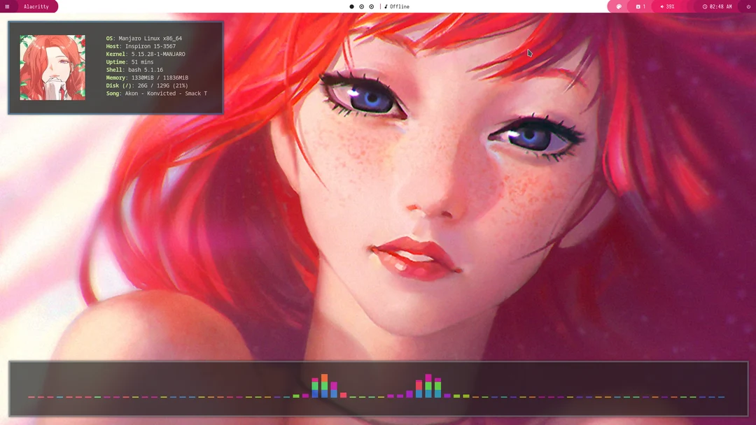 [i3-gaps] red heads | Scrolller