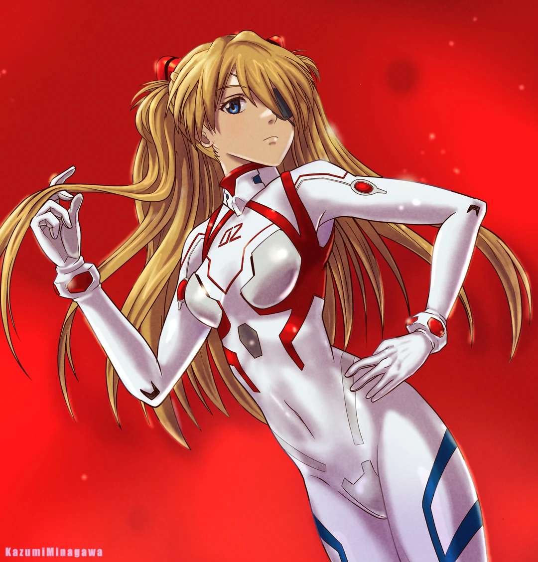 Asuka Shikinami Langley Operation Yamato Plugsuit by Kazumi Minagawa | Scrolller