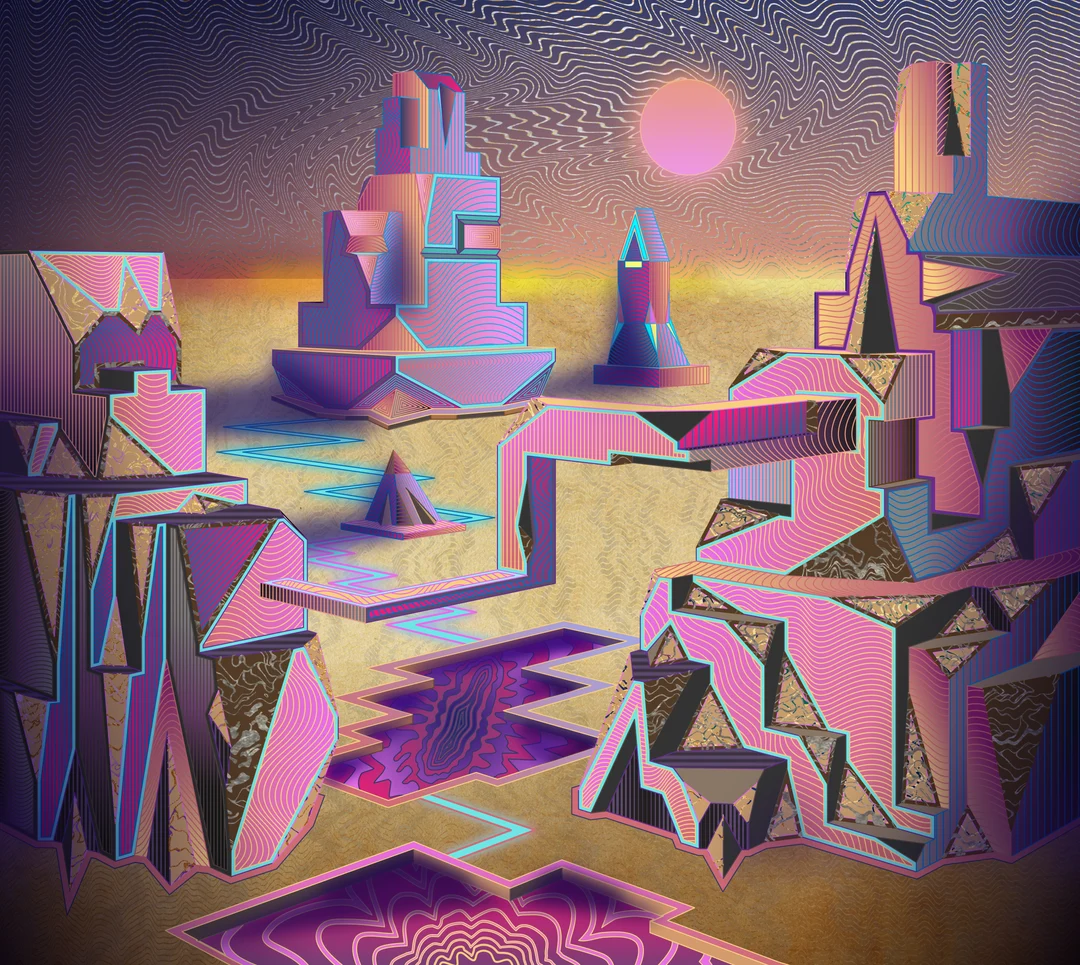 Sunset Oasis, Geoffrey Smith-Woollams, Digital, 2020 | Scrolller